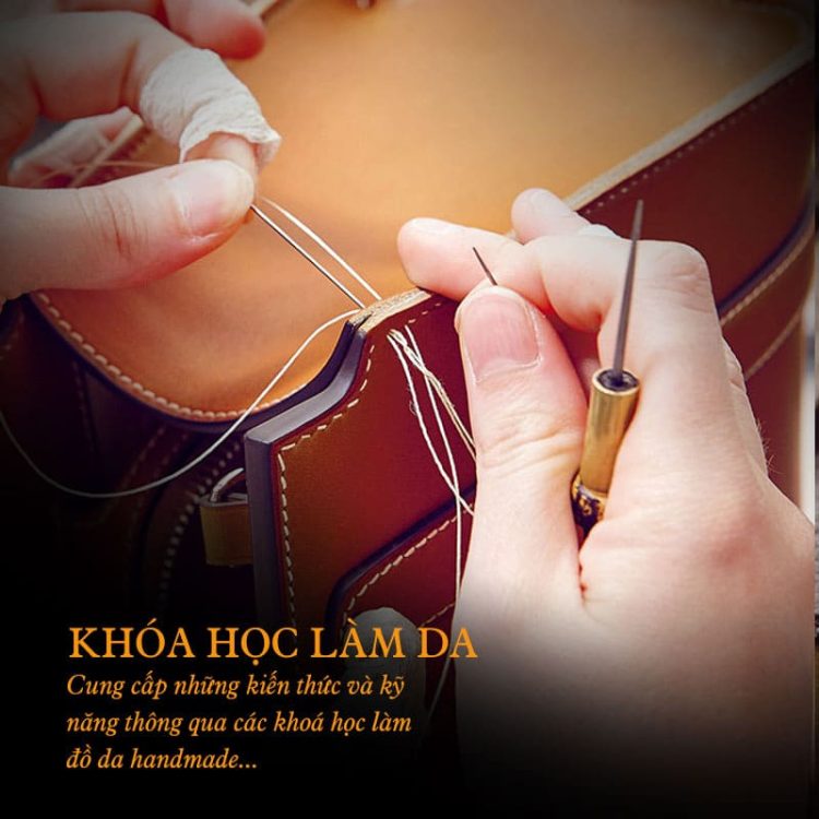 Địa chỉ học làm đồ da handmade - Da thật và dụng cụ làm da Hà Nội