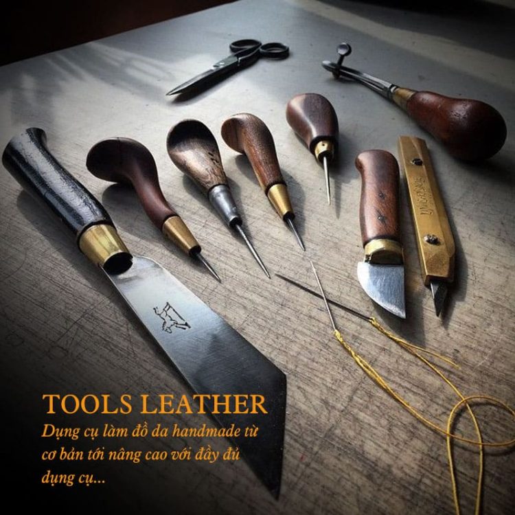 Bản rập thiết kế đồ da handmade là gì - Da thật và dụng cụ làm da Hà Nội